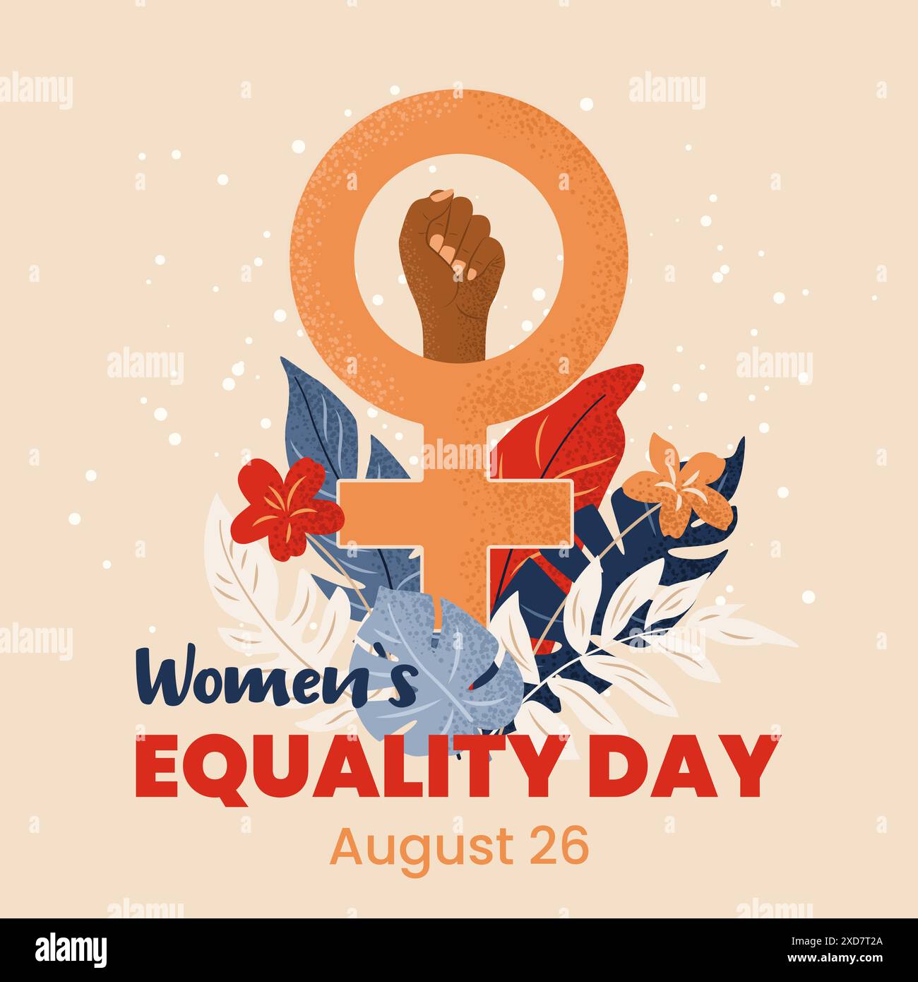 Womens Equality Day Banner with Venus Symbol Stock Vector Image & Art ...