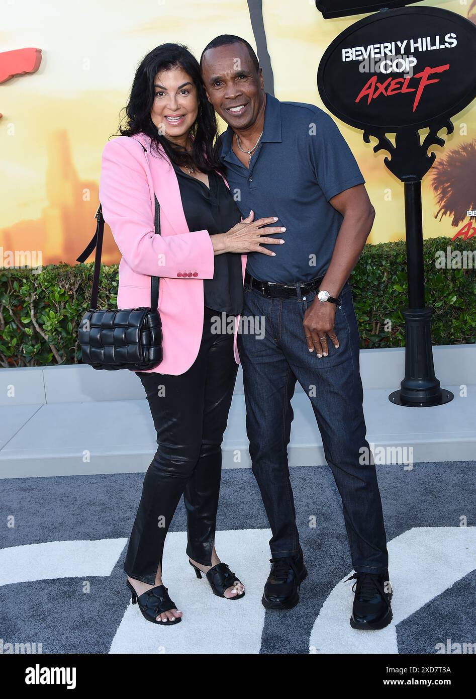 Beverly Hills, USA. 20th June, 2024. Sugar Ray Leonard and Bernadette ...