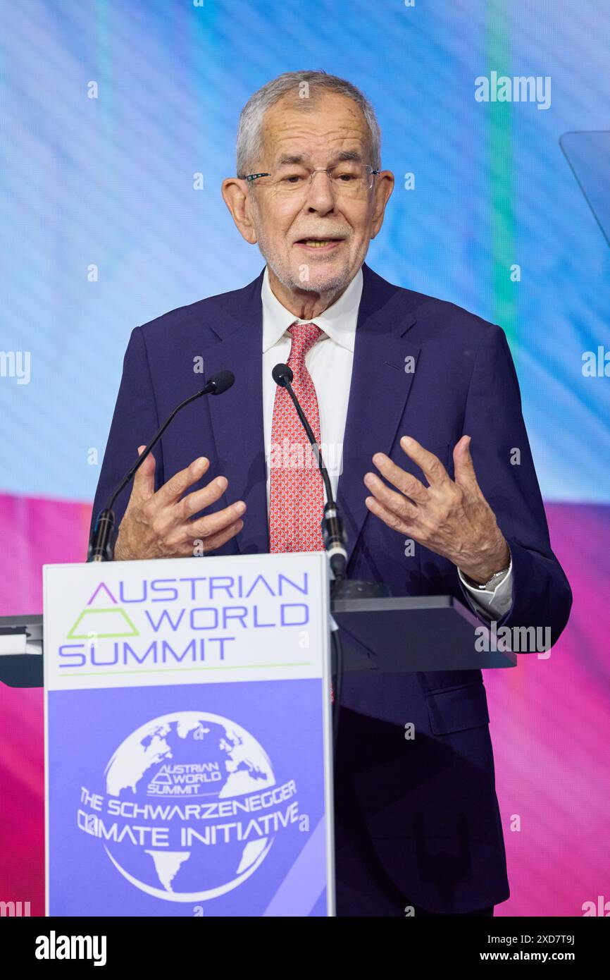 Vienna, Austria. 20th June, 2024. Austrian World Summit 2024 - The ...