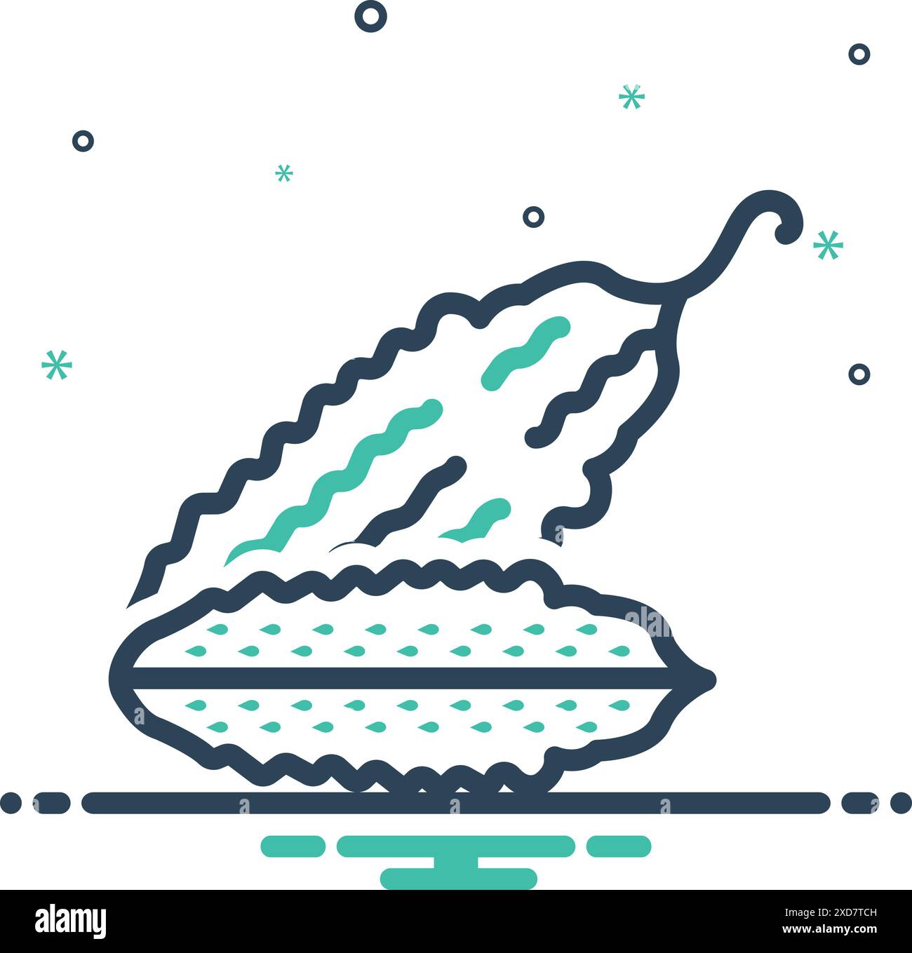 Icon for bitter-gourd,vegetable Stock Vector Image & Art - Alamy