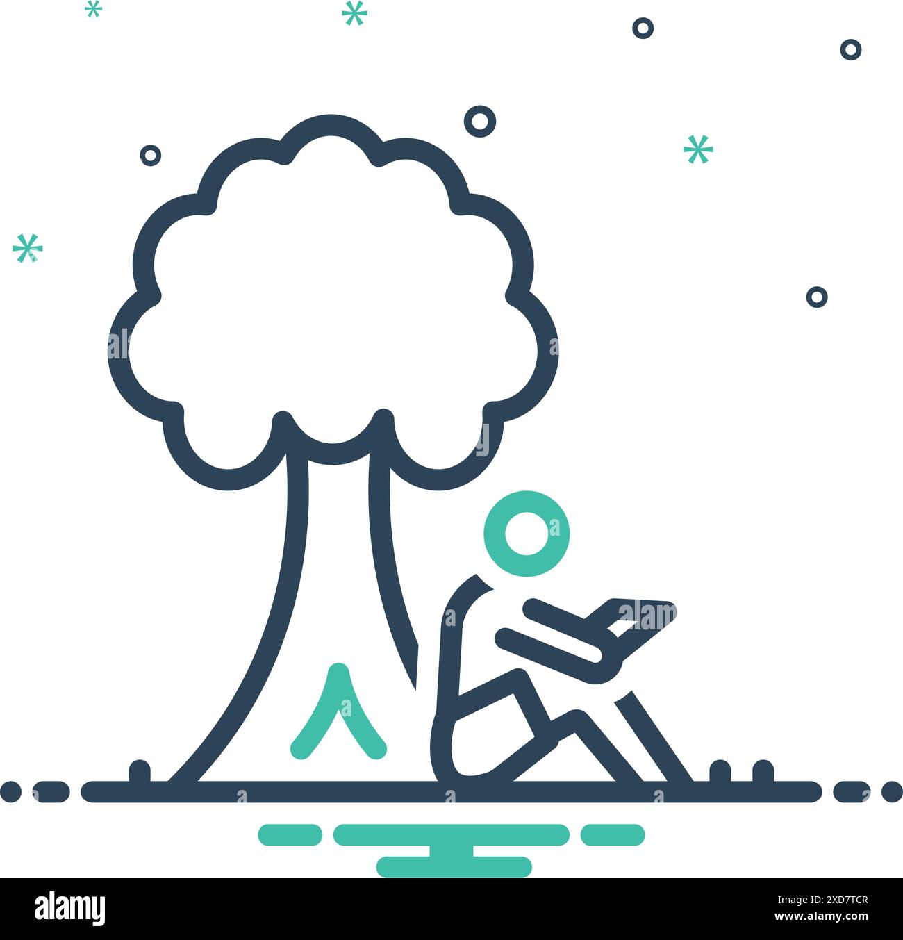 Read tree Stock Vector Images - Alamy