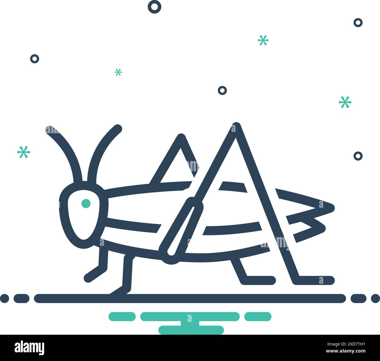 Icon for grasshopper,bizarre Stock Vector Image & Art - Alamy