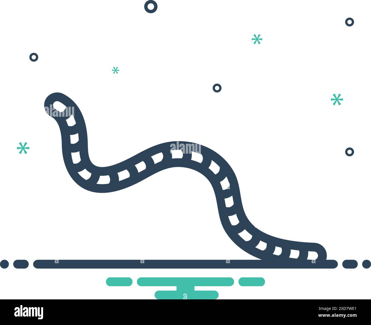 Icon for worm,earthworm Stock Vector Image & Art - Alamy