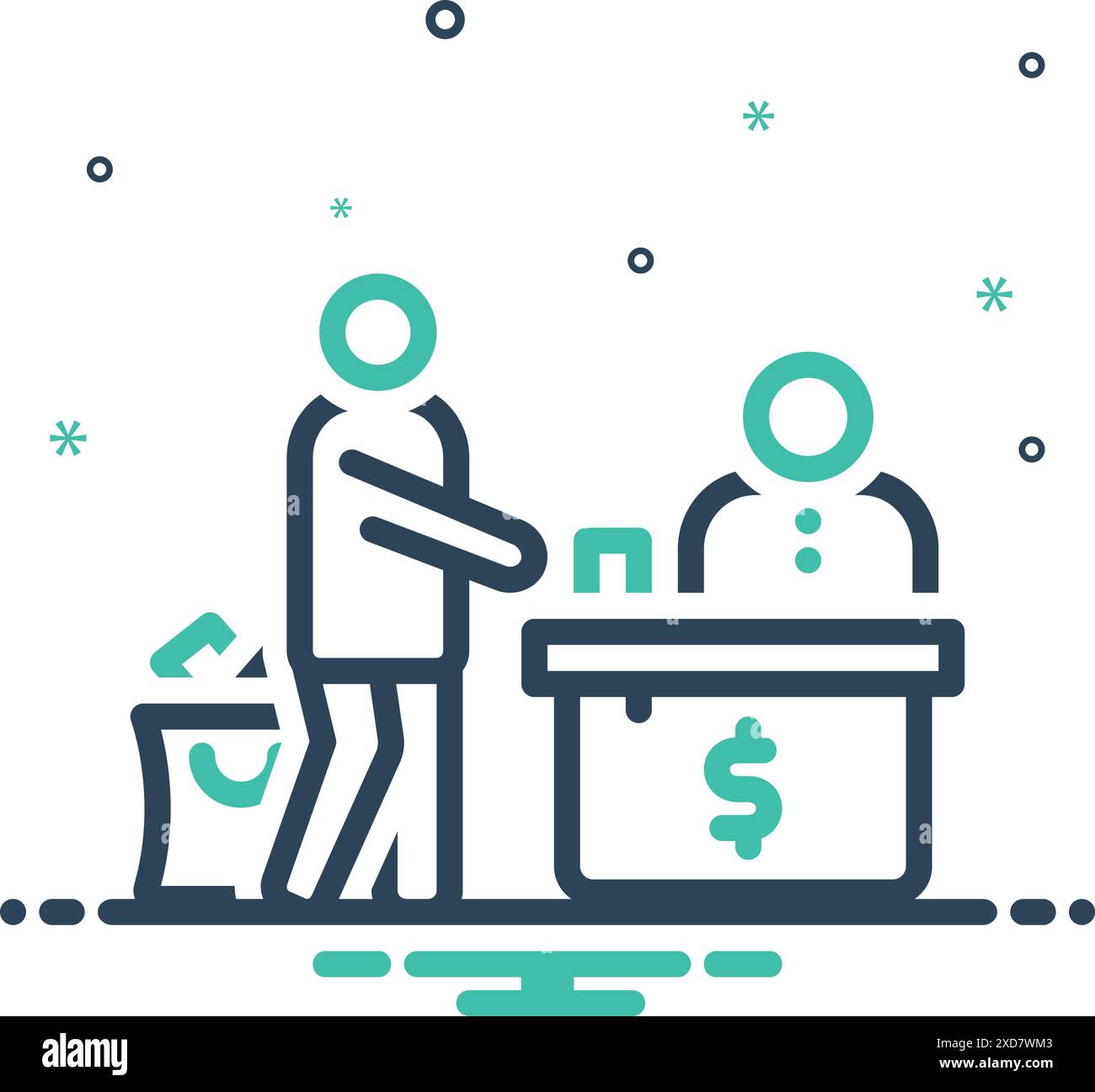 Icon for billing,cash counter,cashier Stock Vector Image & Art - Alamy