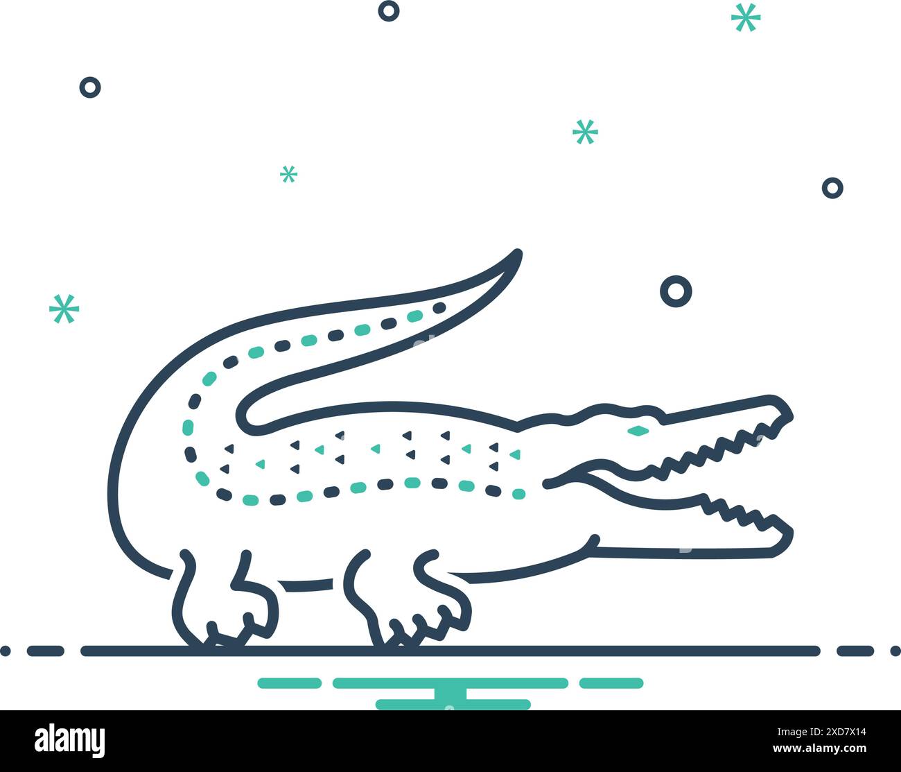 Icon for crocodile,crocodylus Stock Vector Image & Art - Alamy
