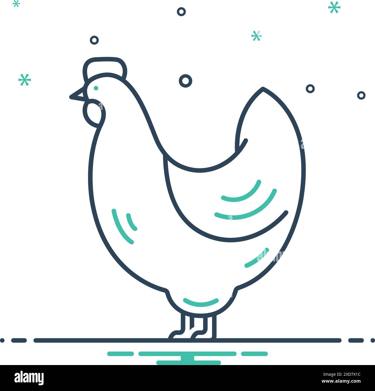 Icon for hen,chicken Stock Vector Image & Art - Alamy