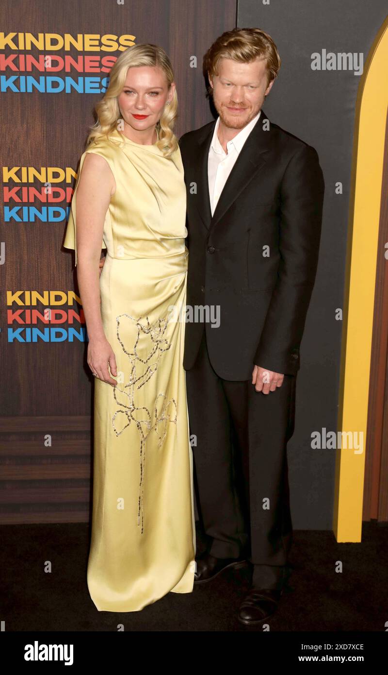 June 20, 2024, New York, New York, USA: Actors KIRSTEN DUNST and JESSE ...