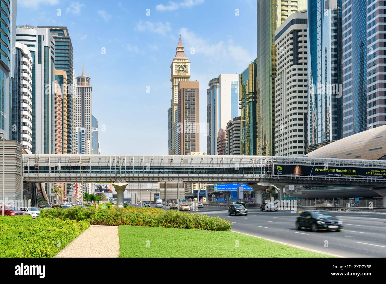Dubai, United Arab Emirates - 2 November, 2018: Wonderful view of ...