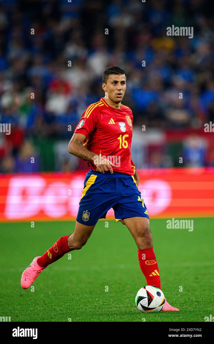 GELSENKIRCHEN, GERMANY - 20 JUNE, 2024: Rodri, The football match of ...