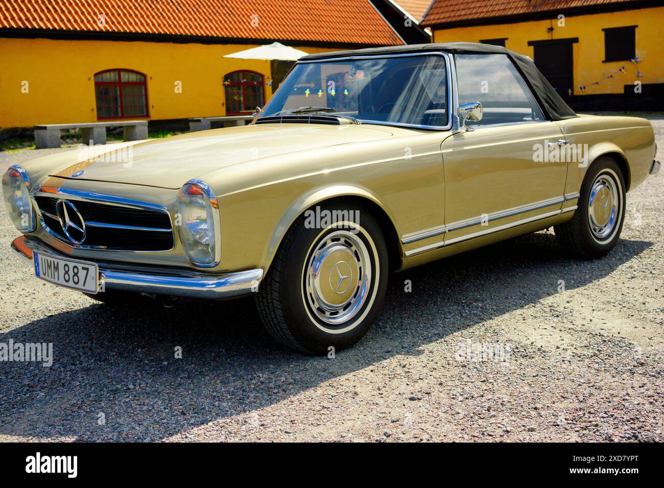 Mercedes-Benz 230 SL classic convertible car Stock Photo - Alamy