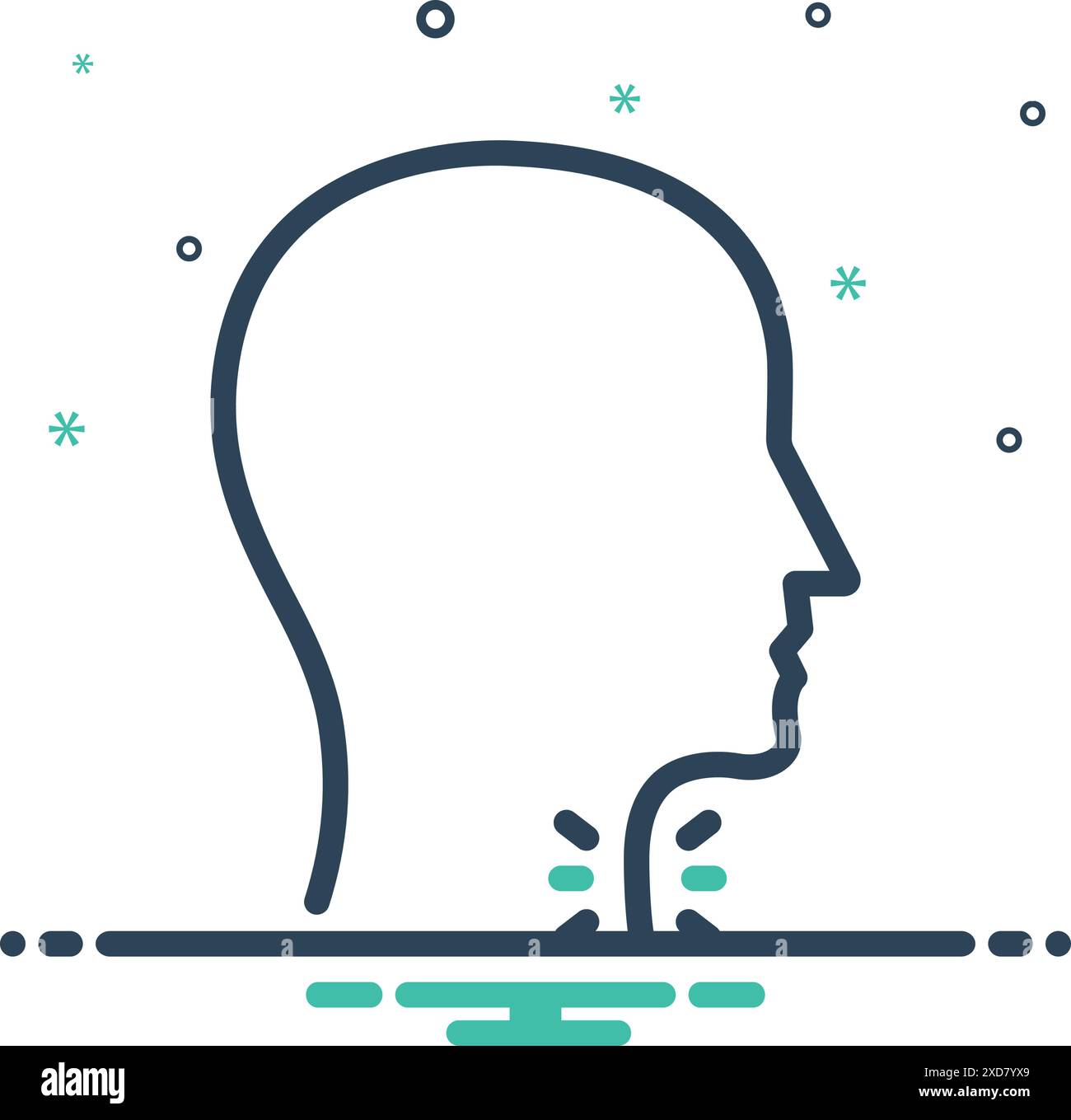 Icon for throat,larynx Stock Vector Image & Art - Alamy