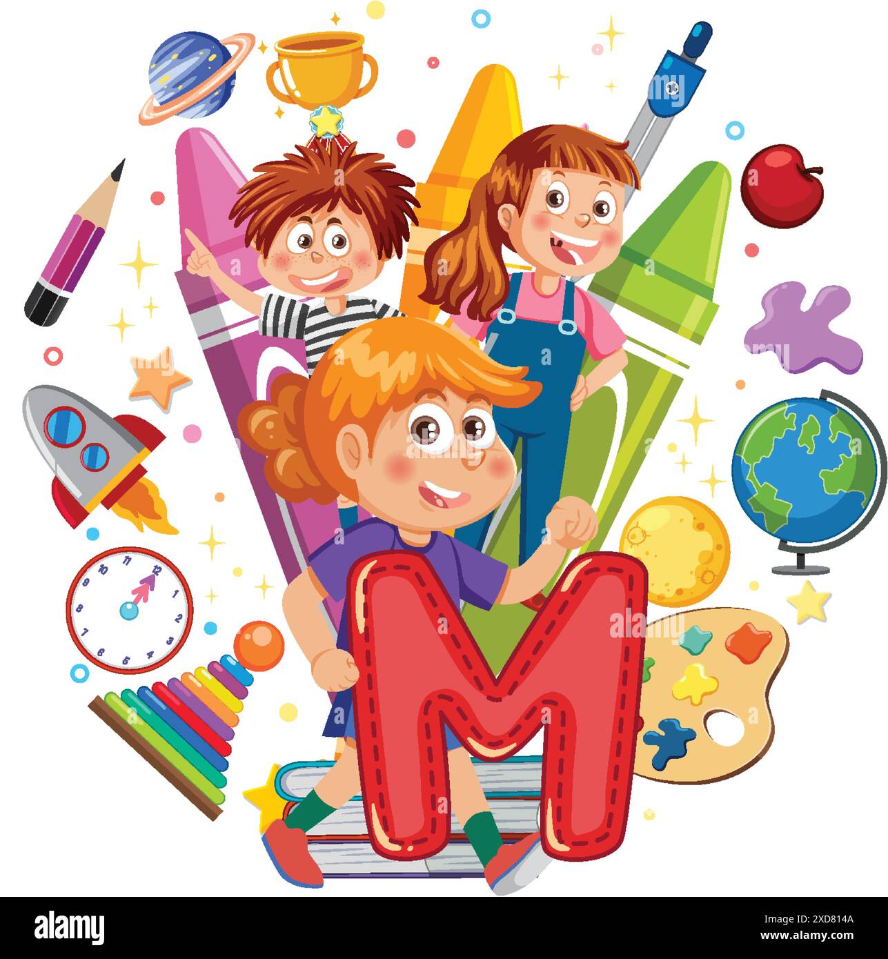 Exploring together Cut Out Stock Images & Pictures - Alamy