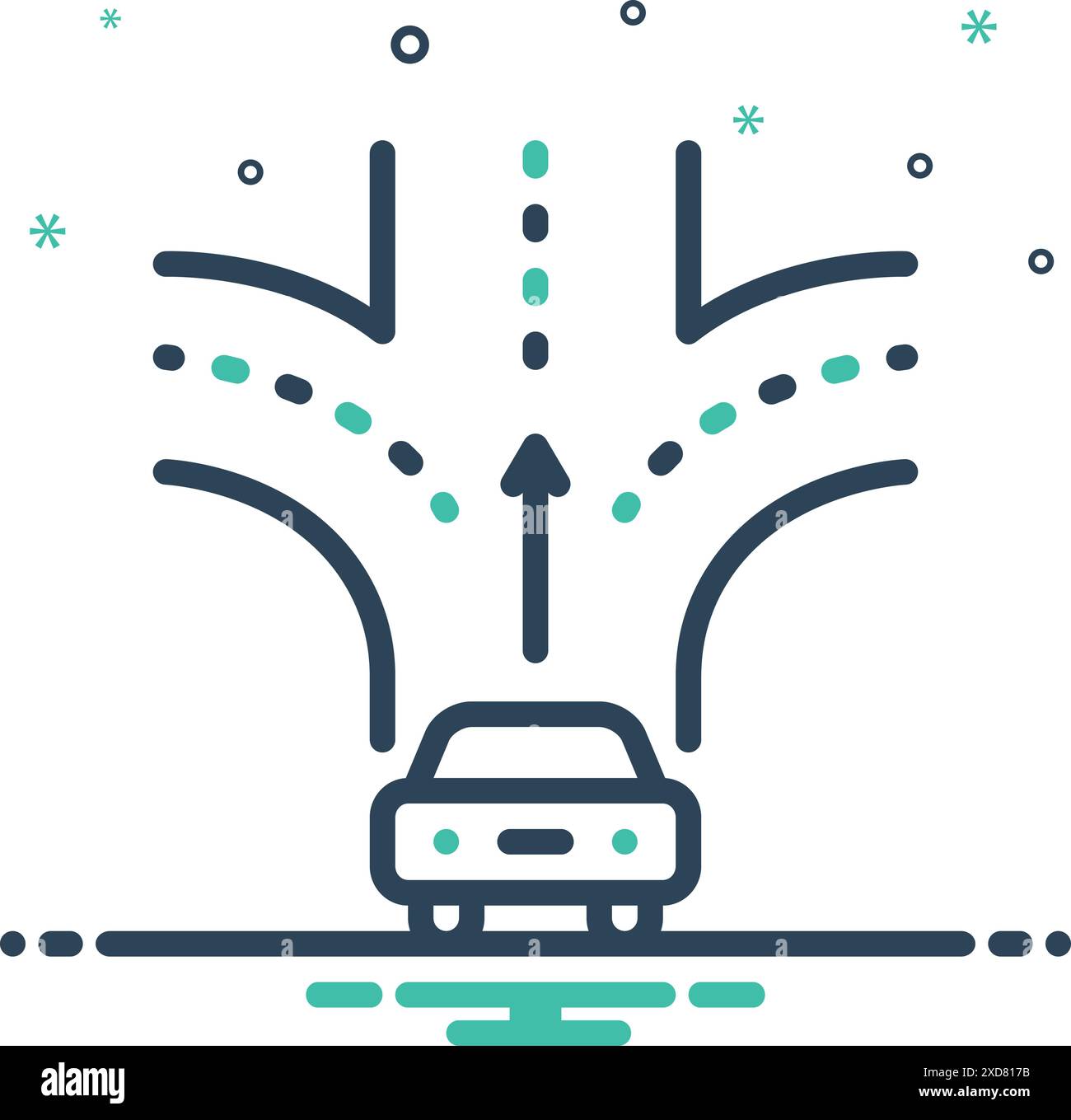 Pathway choice Cut Out Stock Images & Pictures - Alamy