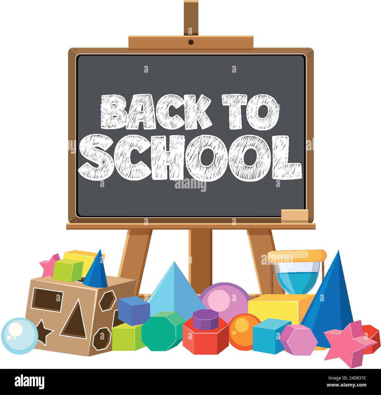 Learning about shapes primary school Cut Out Stock Images & Pictures ...