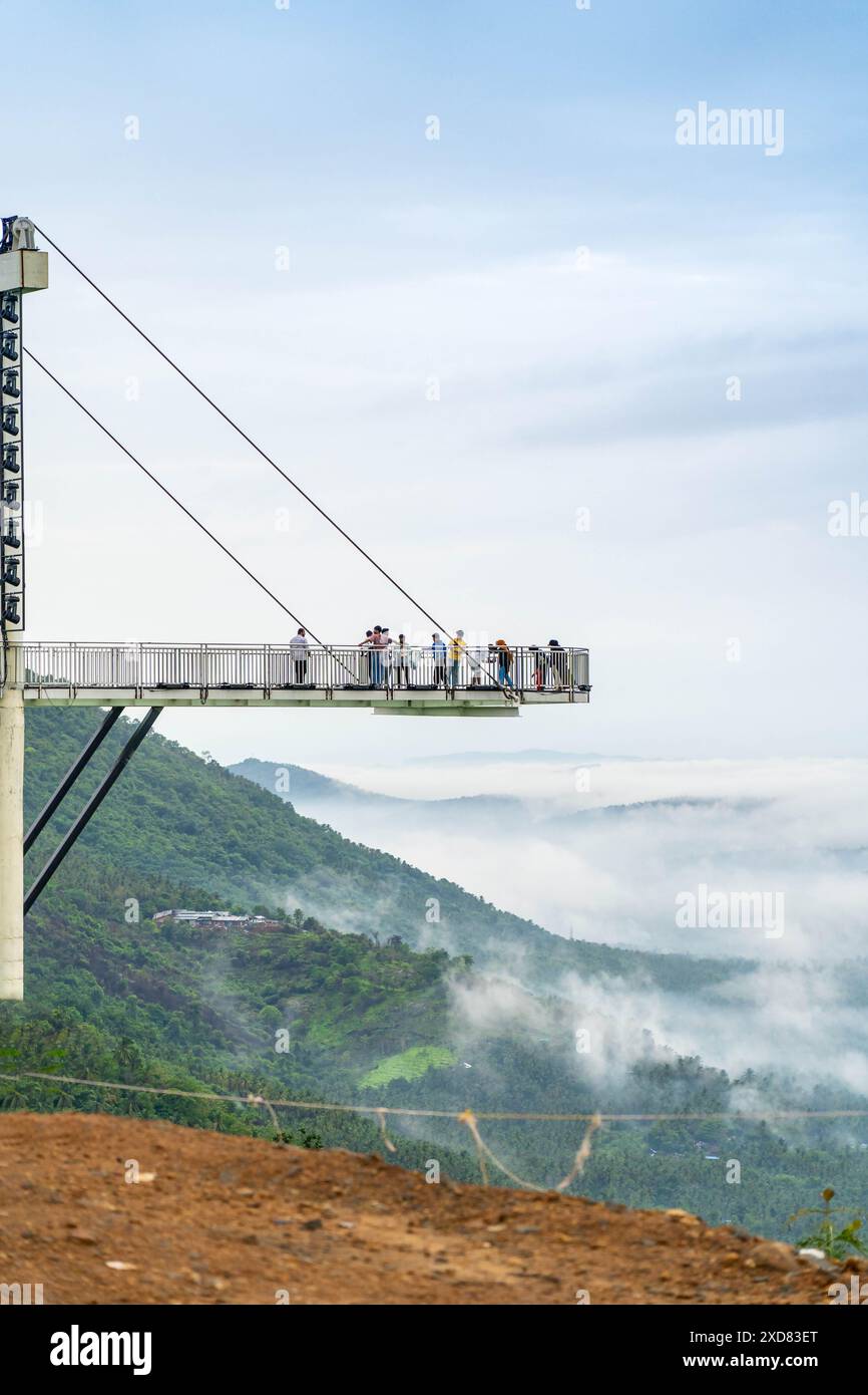 Kerala Most Biggest Beautiful glass bridge in Mini Ooty, Malappuram ...