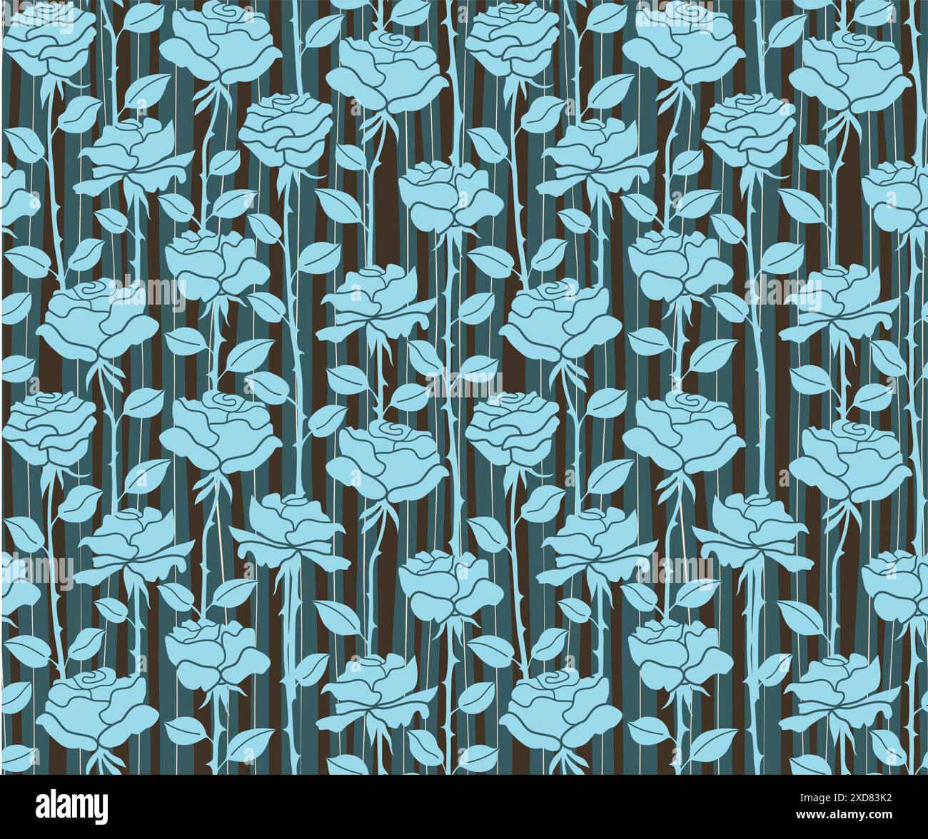 Cute pattern blue stripes Stock Vector Images - Alamy