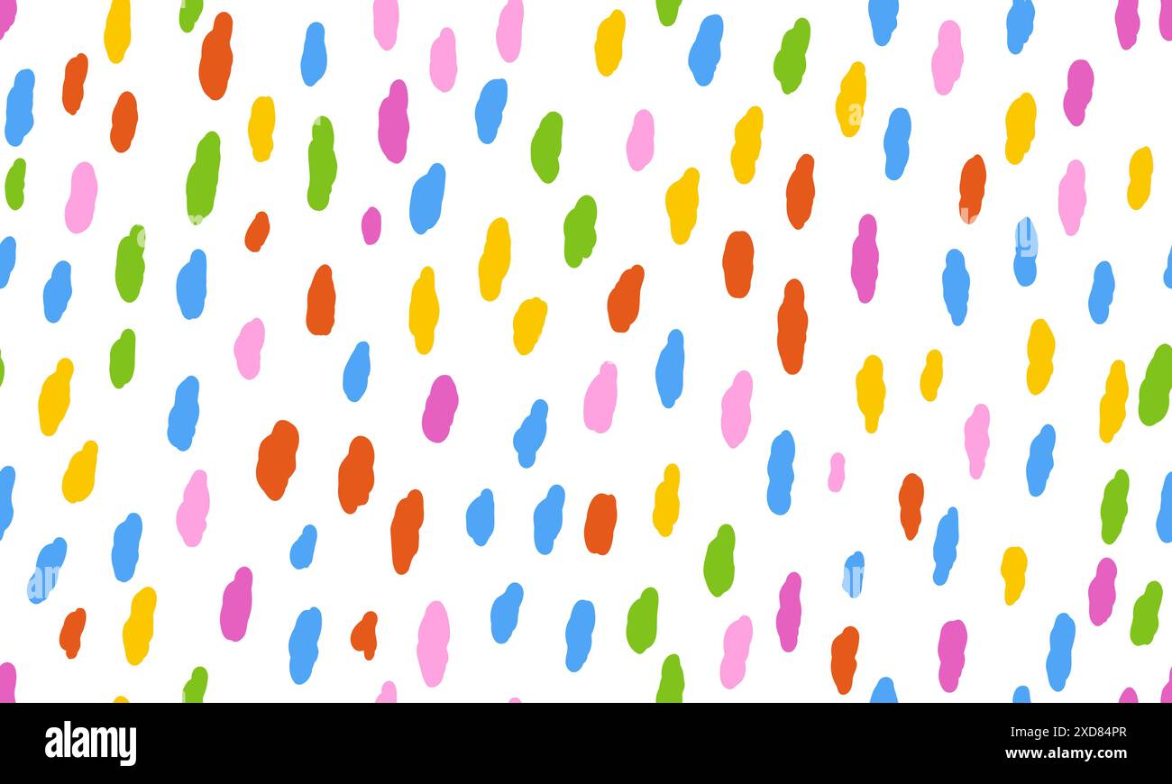 Colorful simple small dash background. Vector seamless pattern with ...