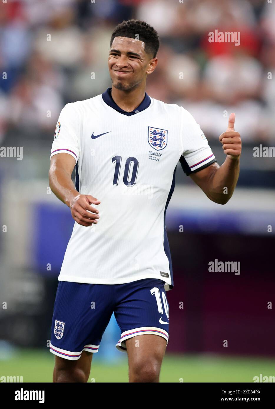 FRANKFURT AM MAIN, GERMANY - JUNE 20: Jude Bellingham of England reacts ...