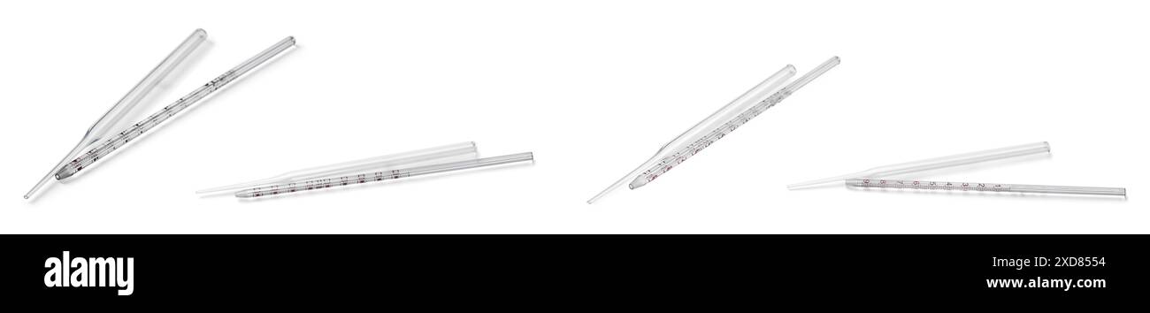 Measuring pipettes Cut Out Stock Images & Pictures - Alamy