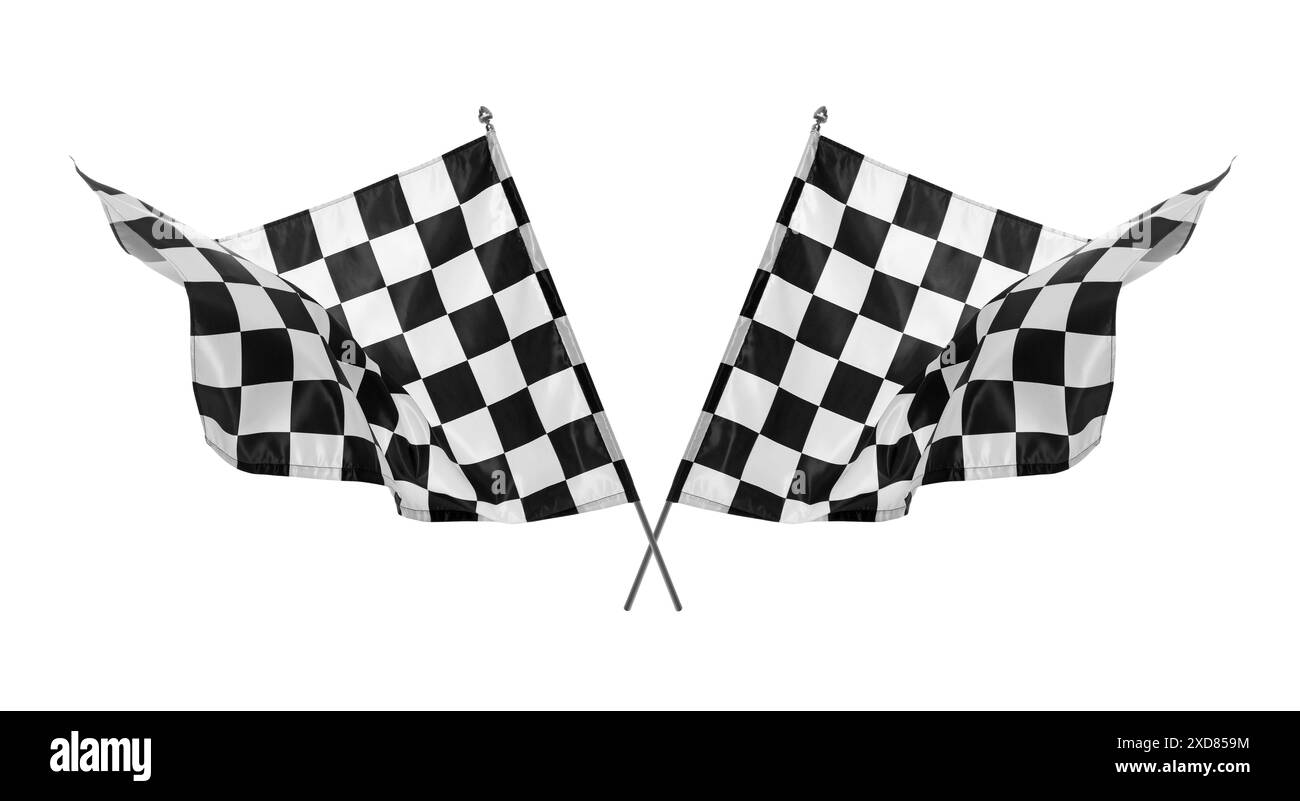 Checkers flags Black and White Stock Photos & Images - Alamy
