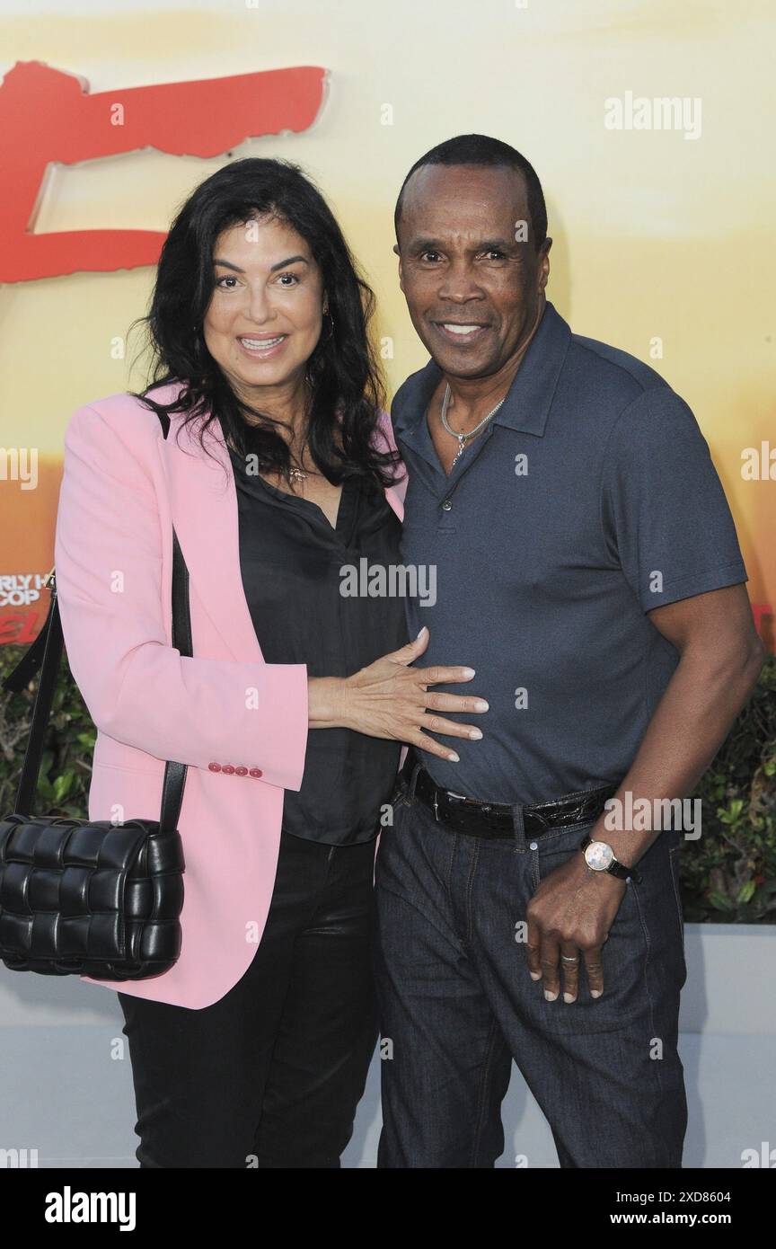 Ca. 20th June, 2024. Bernadette Leonard, Sugar Ray Leonard at arrivals ...