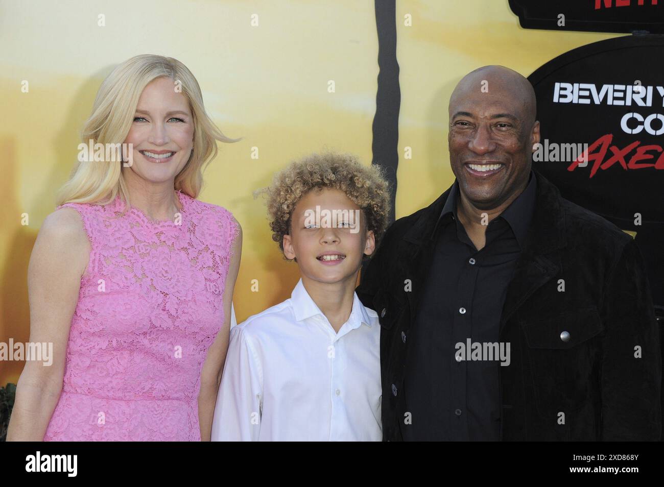 Jennifer Lucas, guest and Byron Allen at arrivals for BEVERLY HILLS COP ...