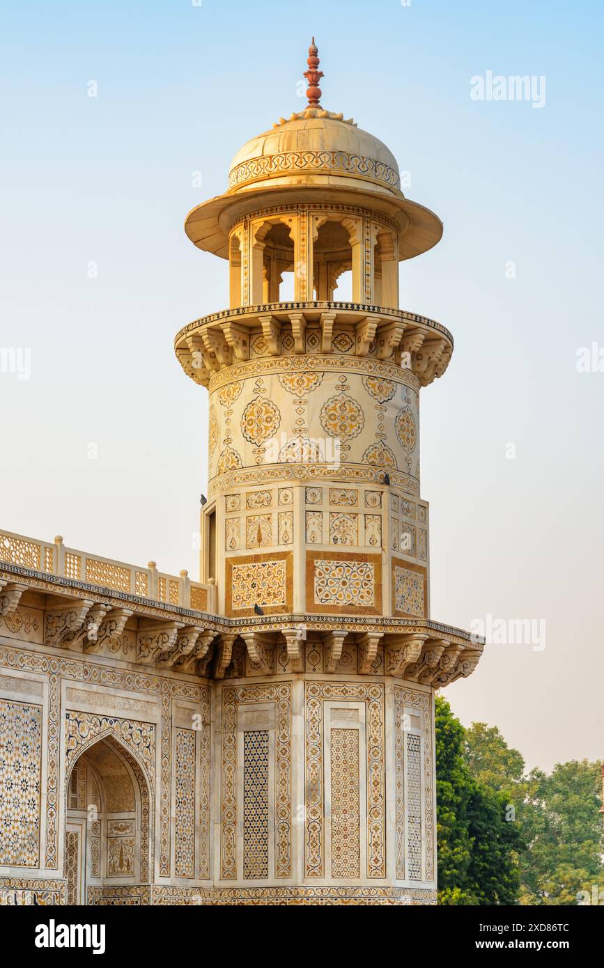 View of the Tomb of Itimad-ud-Daulah (Baby Taj) in Agra, India. The ...