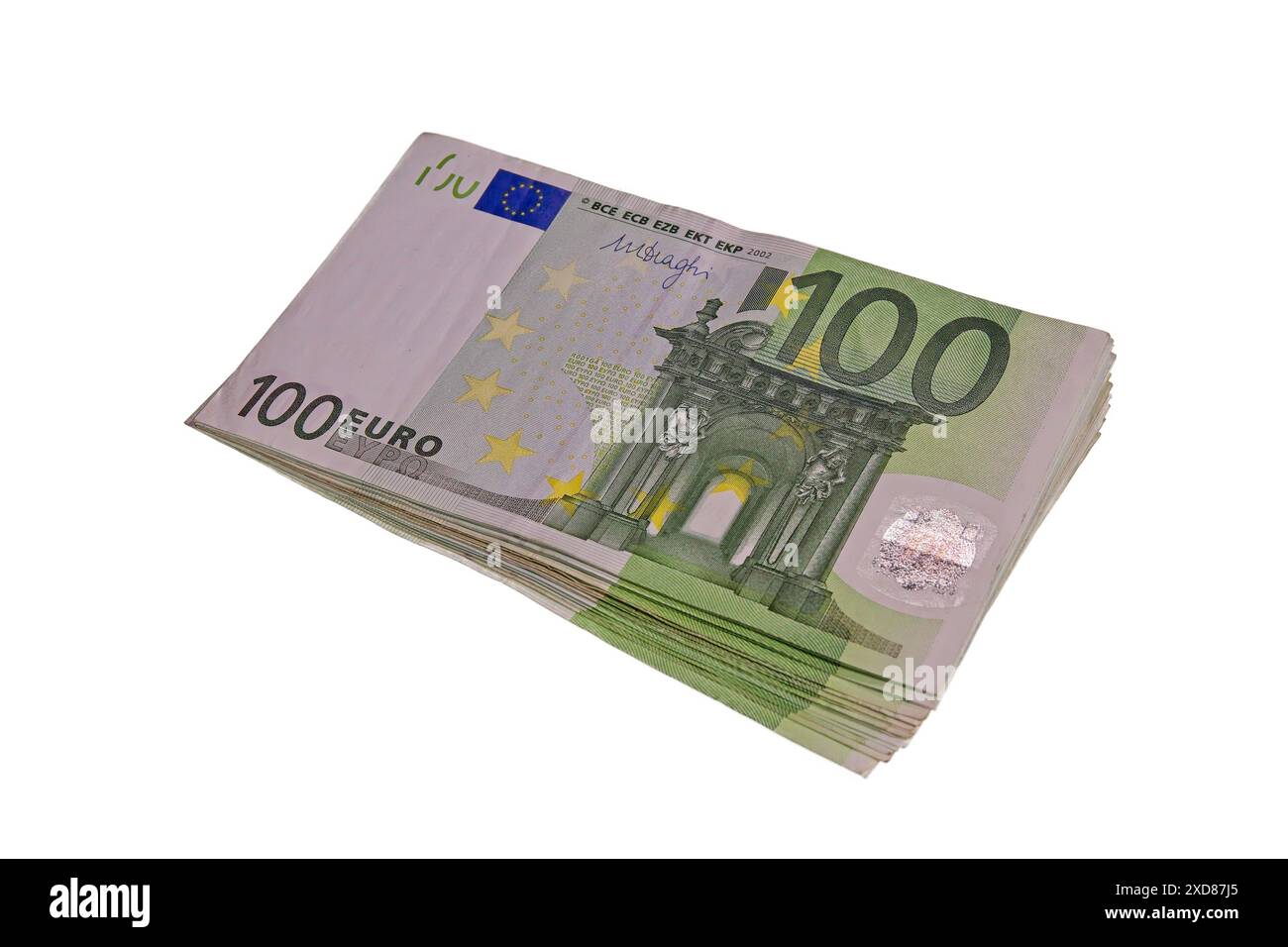 Euro bill stack currency Cut Out Stock Images & Pictures - Alamy