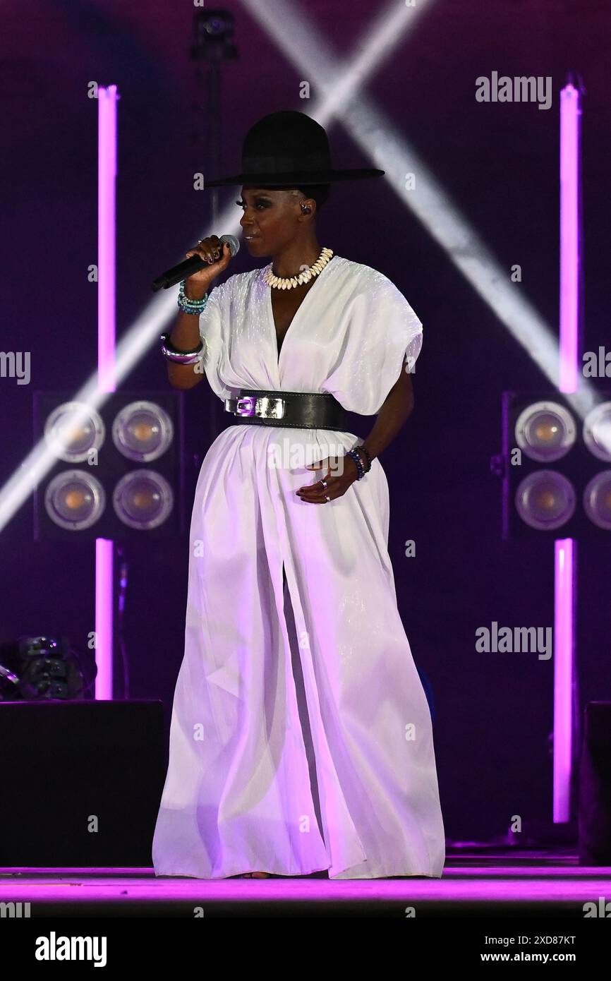 Skye Edwards is performing during the Morcheeba Concert at Temple of ...