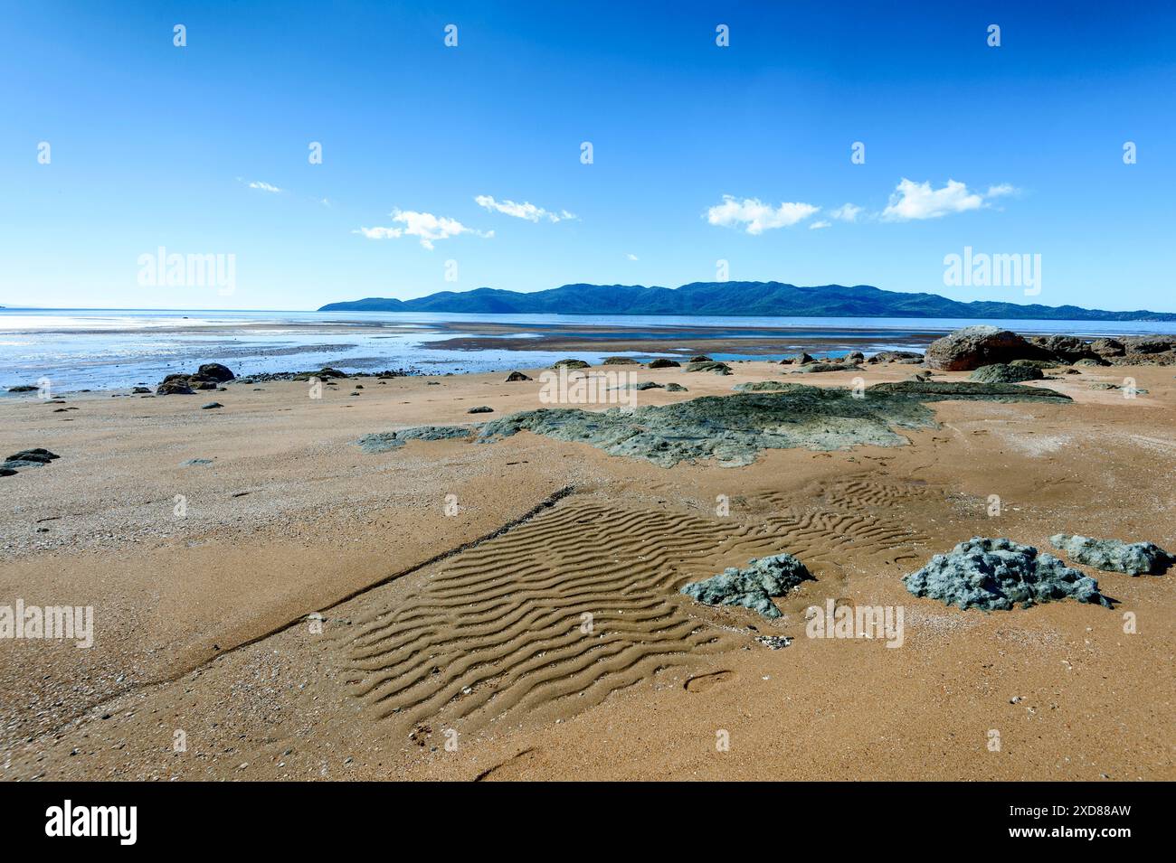 Scenic beach at Cape Pallarenda Conservation Park, Townsville, Far ...