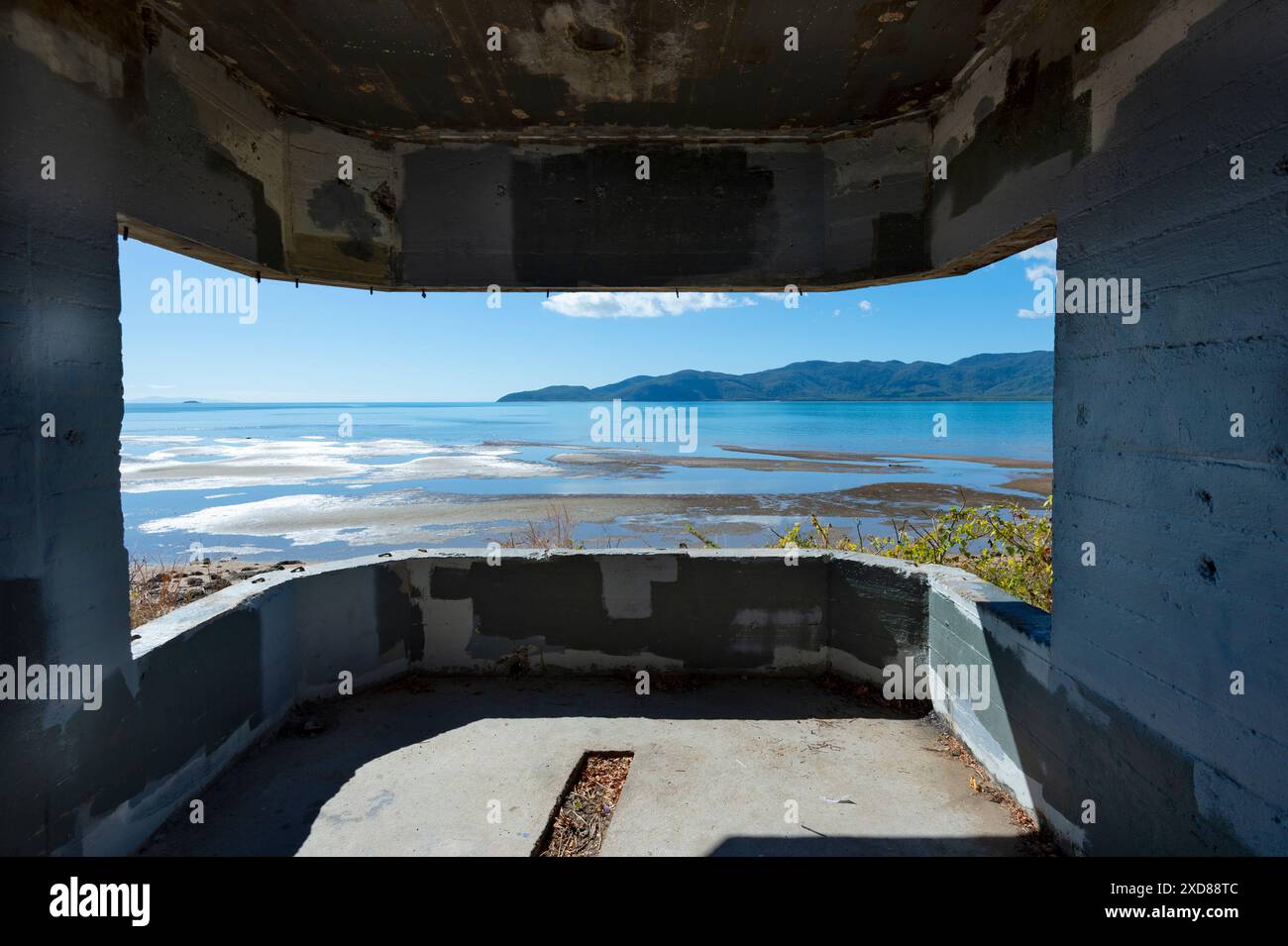 Pill box used for defensive purpose during WWII, Cape Pallarenda ...