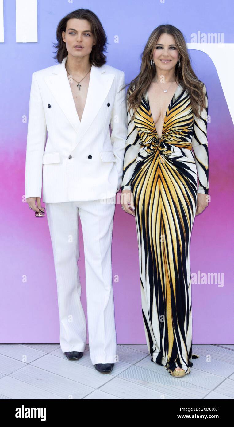19 Jun 2024, London, England, UK - Damian Hurley and Elizabeth Hurley ...