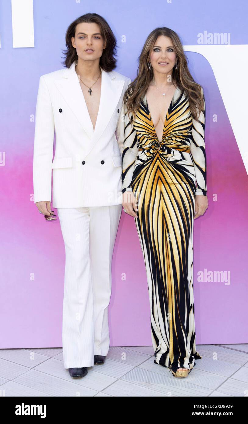 19 Jun 2024, London, England, UK - Damian Hurley and Elizabeth Hurley ...