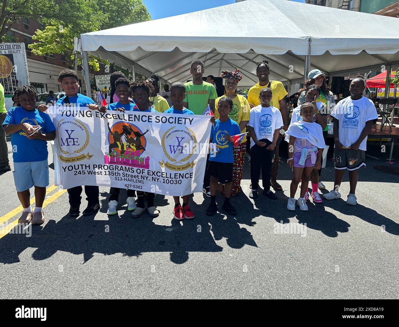 New York, N.Y. - June 15, 2024: Members of Harlem youth program participate in the 31st annual ...