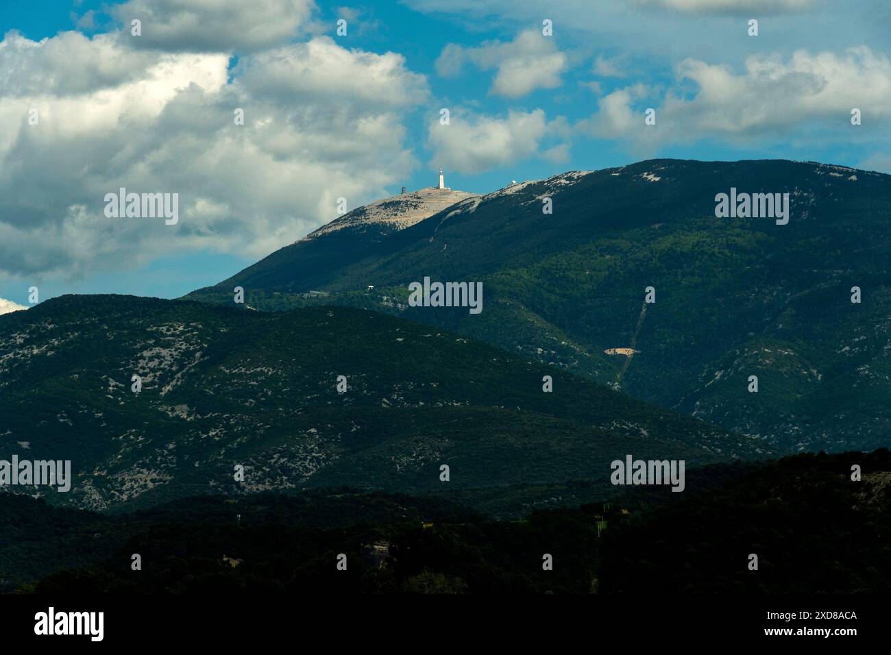 North side of Mont Ventoux (1910m) Les Baronnies. Vaucluse. Provence ...