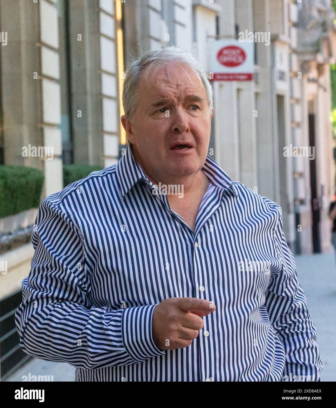 London, England, UK. 21st June, 2024. GEORGE THOMSON - former general ...