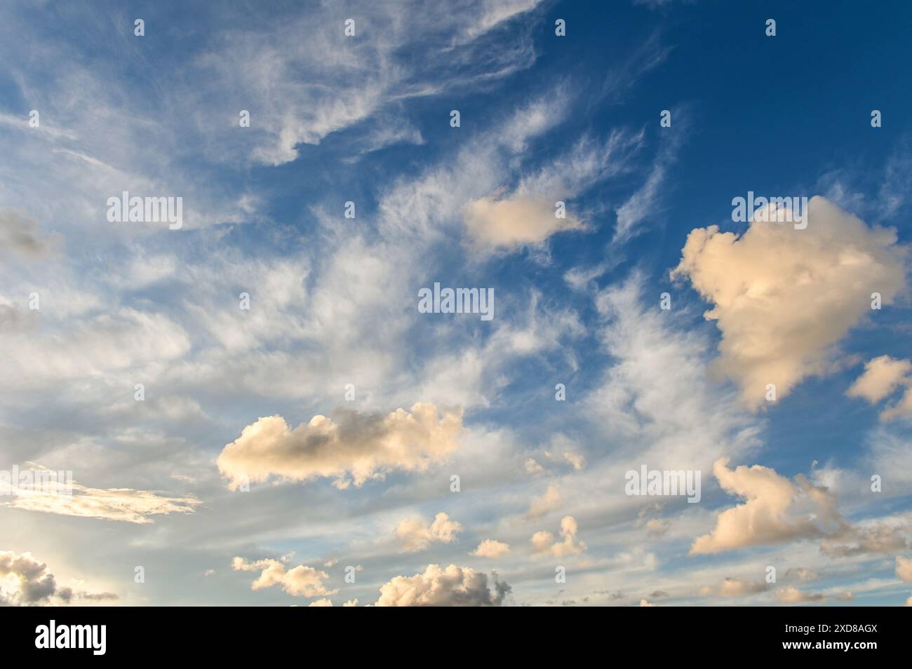 Blue sky and White cloud nature background.1 Stock Photo - Alamy