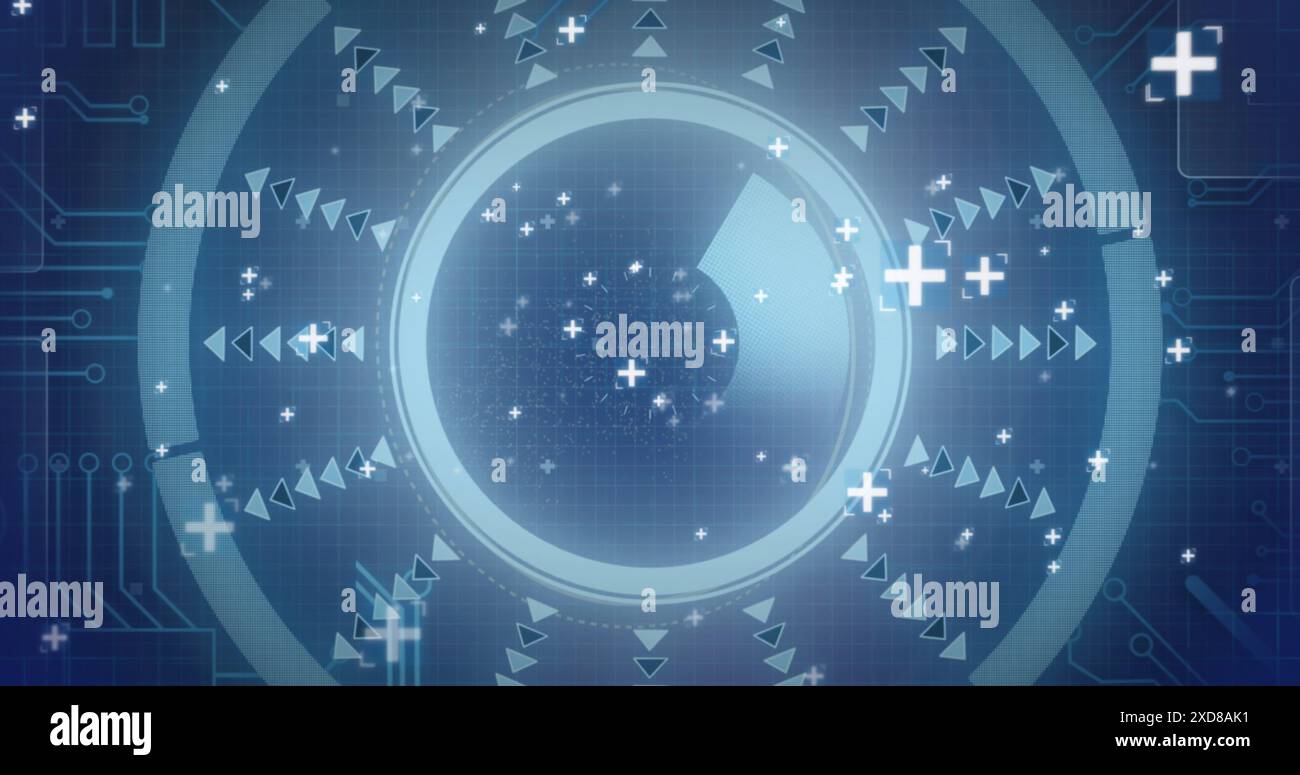Image of scope scanning and data processing Stock Photo - Alamy