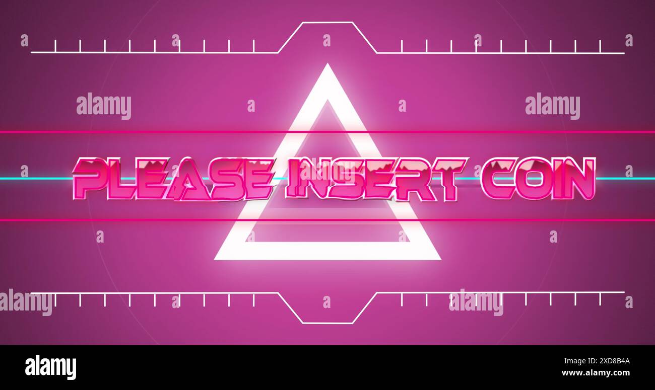 Insert coin retro hi-res stock photography and images - Alamy