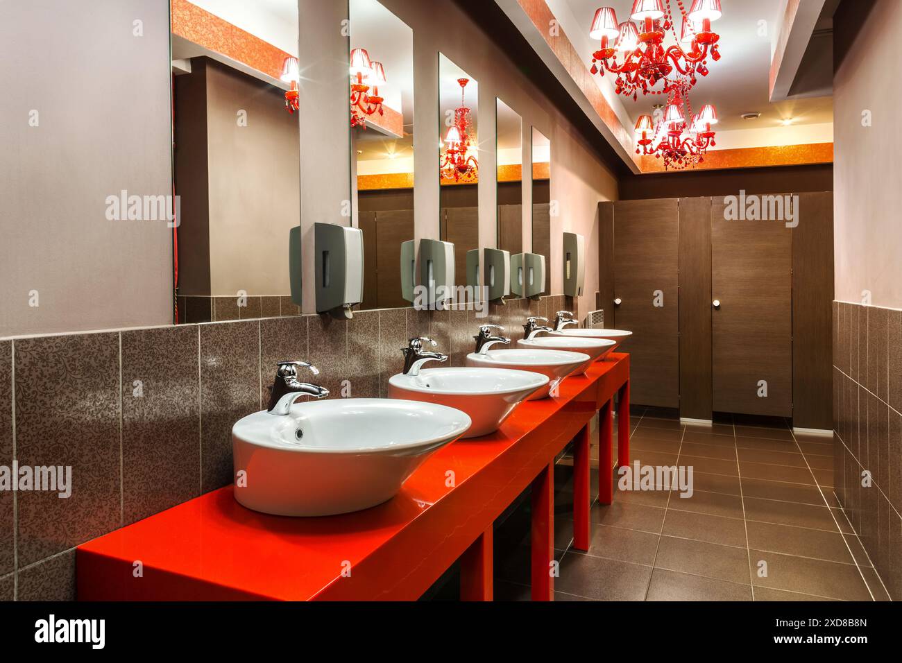 Restroom in modern restaurant hi-res stock photography and images - Alamy