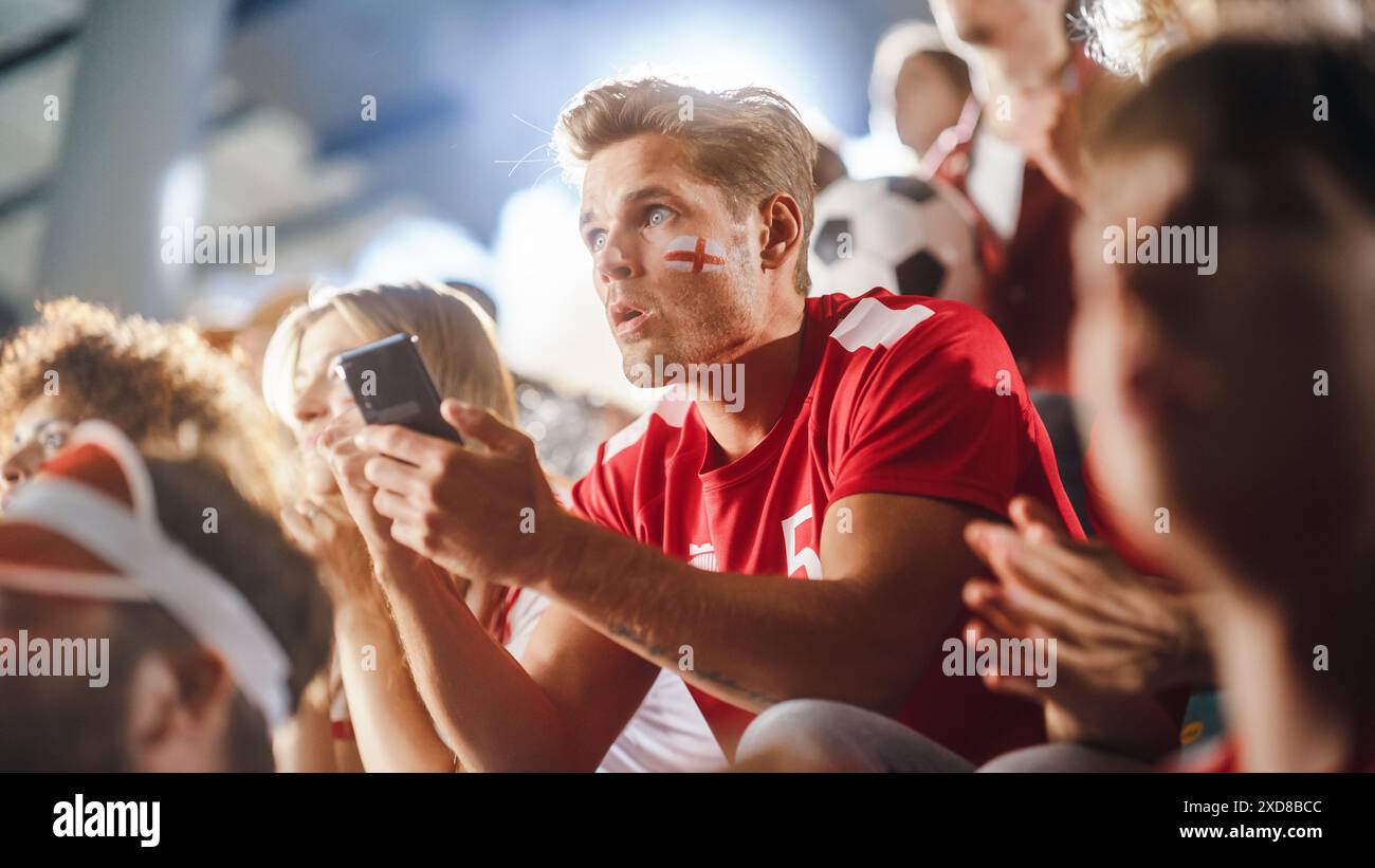 Football stadium crowd low angle hi-res stock photography and images ...