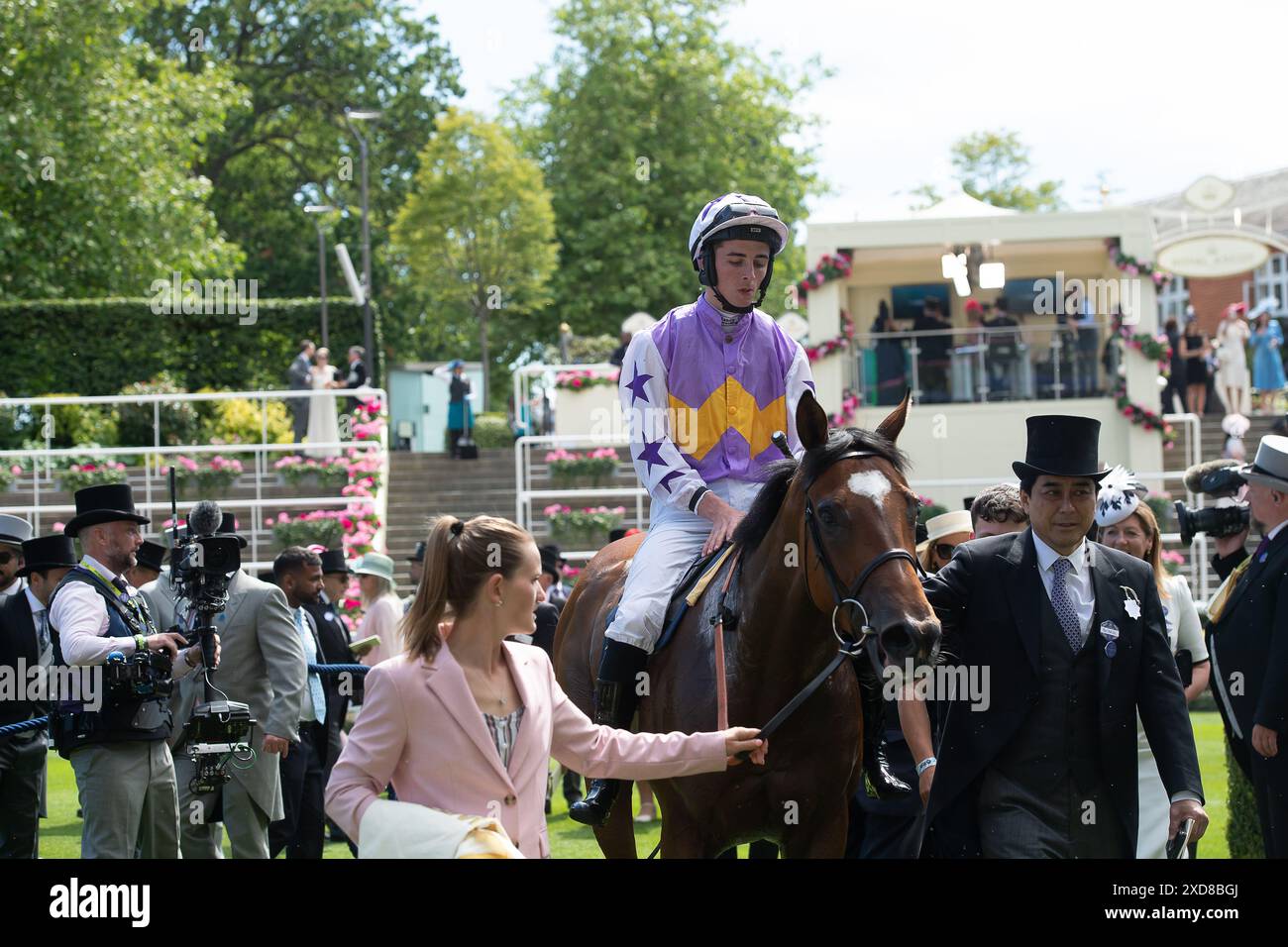 Jockey Rossa Ryan winner of the King George V Stakes at Royal Ascot on ...
