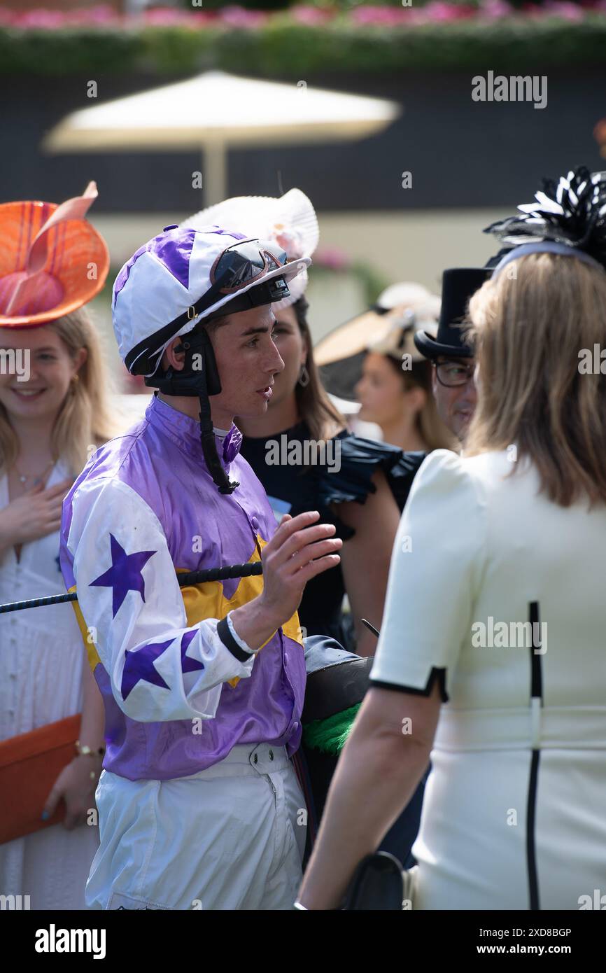Jockey Rossa Ryan winner of the King George V Stakes at Royal Ascot on ...