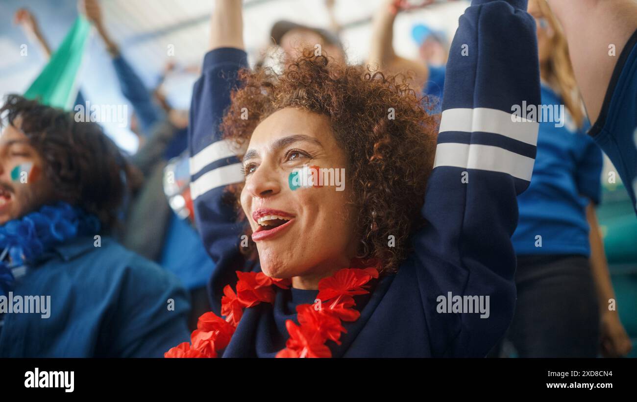 Italian Female Soccer Fans Italian Italy Football Fans World Cup