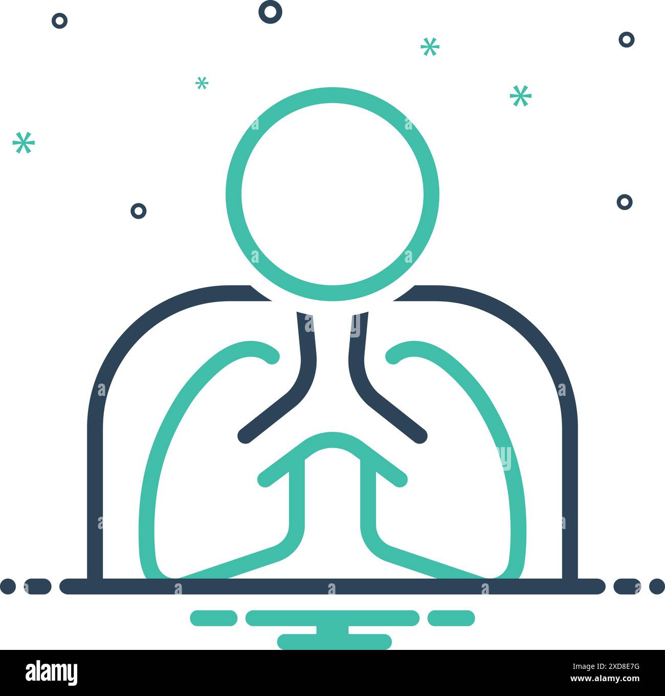 Icon for lung,breath Stock Vector Image & Art - Alamy