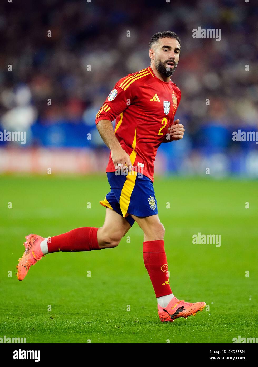 Spain's Daniel Carvajal during the UEFA Euro 2024 Group B match at the ...