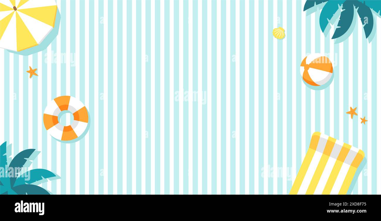 Summer background vector banner illustration Stock Vector Image & Art ...