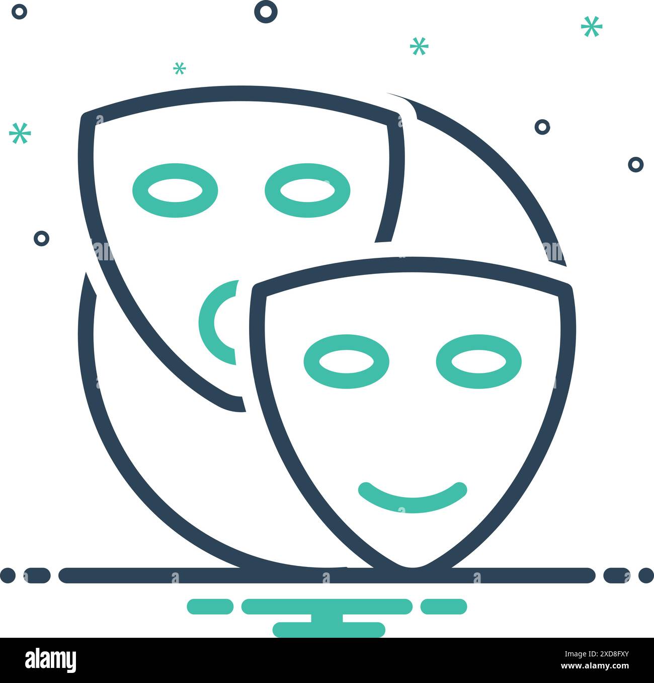 Icon for pretend,mask Stock Vector Image & Art - Alamy