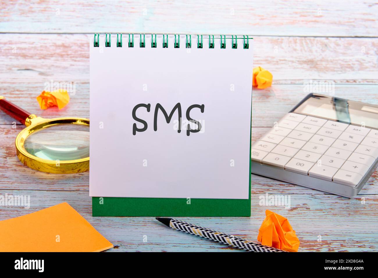 Communication Connection Technology Internet Concept. SMS in an upright ...