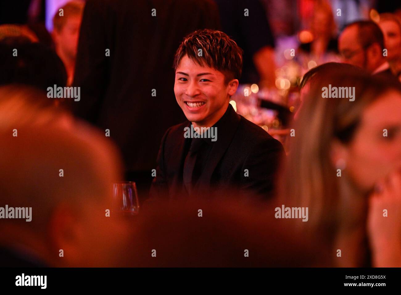 Naoya Inoue, world super bantamweight champion, of Japan attens at the ...